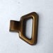 vintage mock key pull antique brass