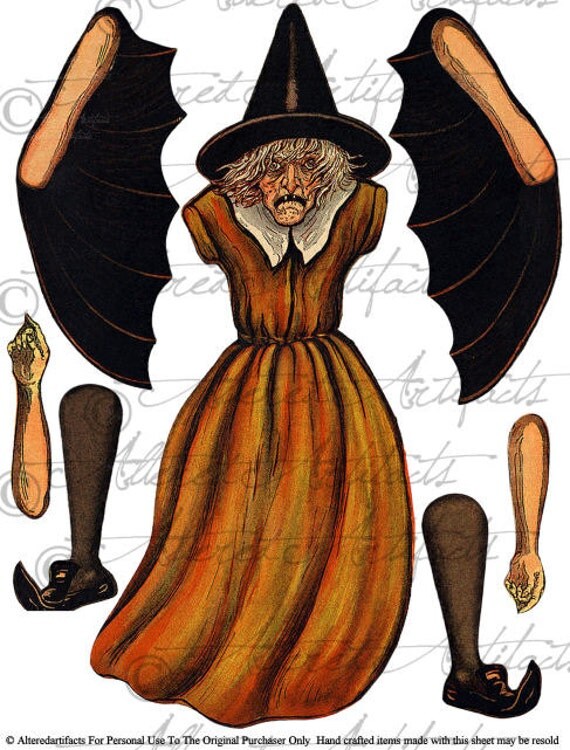 Witch Miniature Dollhouse Printables