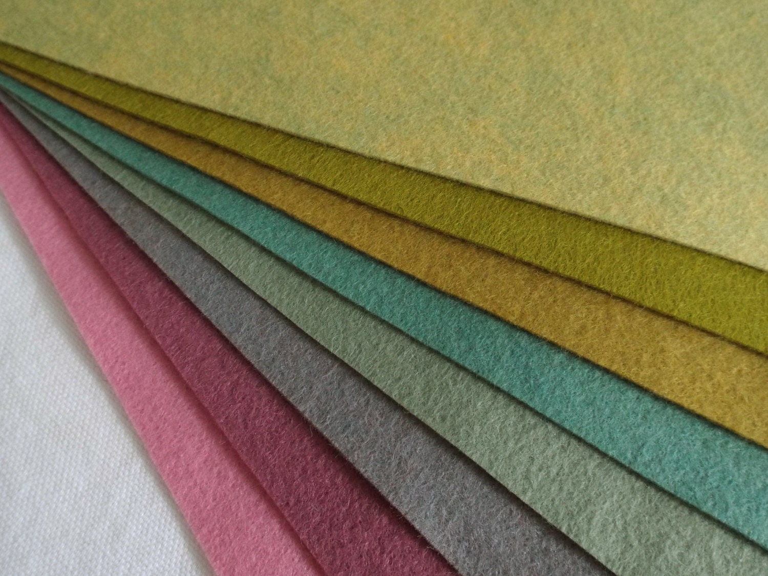 9x12 Wool Felt Sheets The Harvest Collection 8 by sweetemmajean