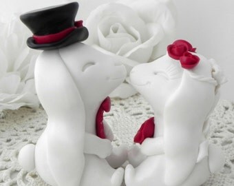 Bunny cake topper | Etsy