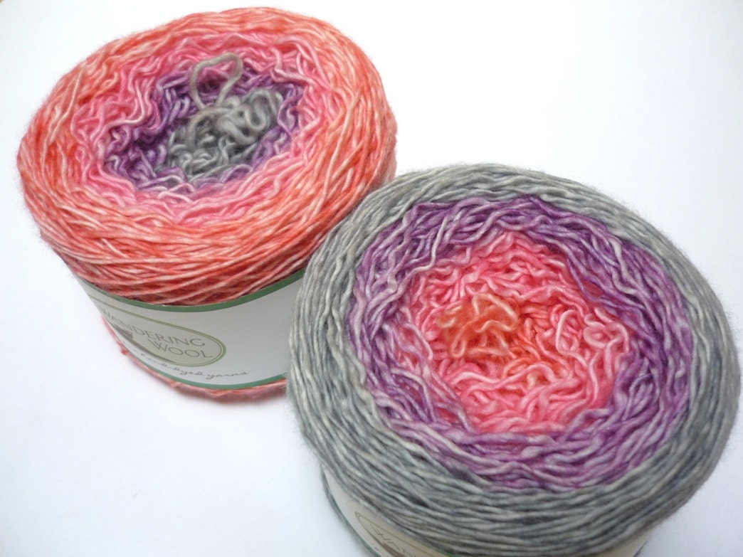 Hand Dyed Yarn and Knitting Supplies by WanderingWool on Etsy
