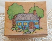 Popular items for house rubber stamp on Etsy