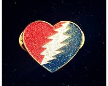 Popular items for heart hat pins on Etsy