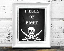 Popular items for pieces of eight on Etsy