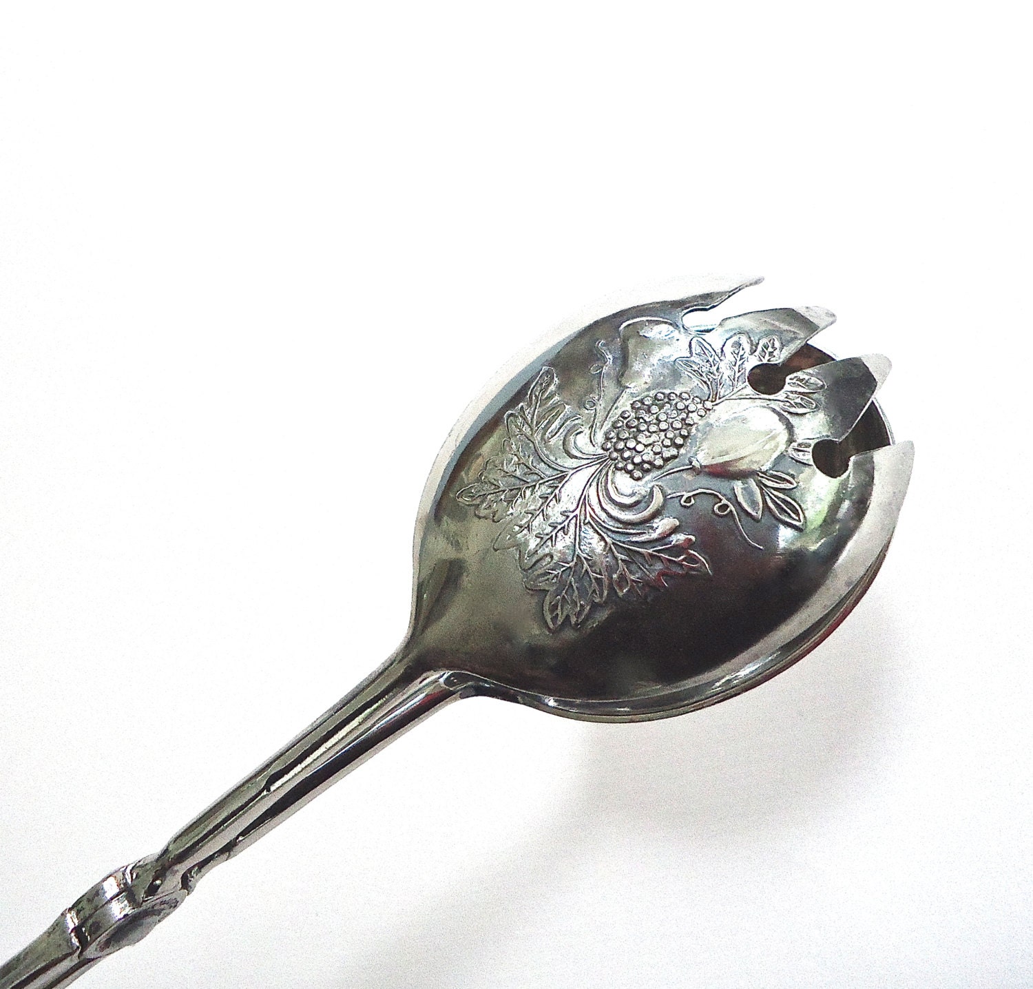 Leonard Italian Silver Plate Scissor Serving Tongs vintage Decorative ...