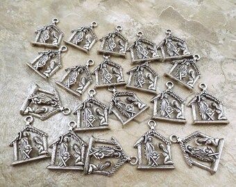 Metal nativity | Etsy