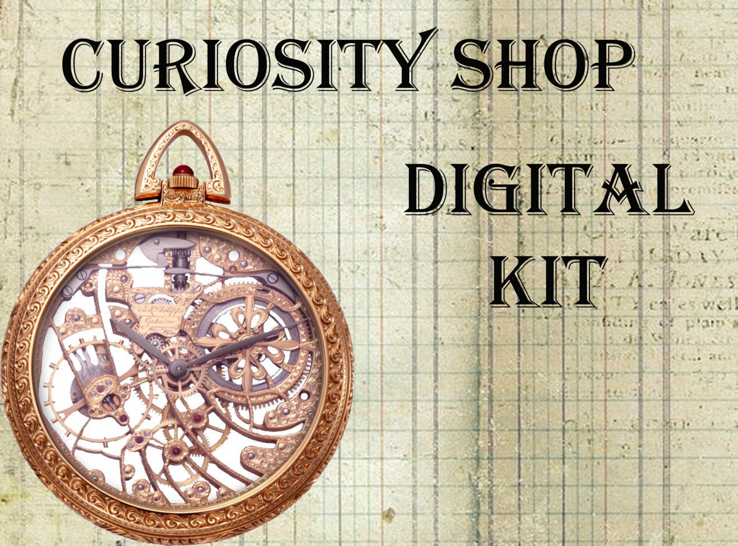 Curiosity Shop Digital Craft Kit
