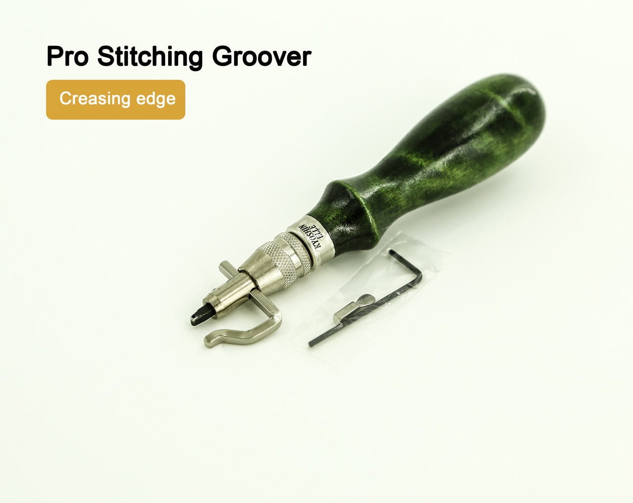 Pro Stitching Adjustable Leather Groover Creasing Set