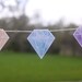 Gem Printable Bunting Flags in Bright by WashPoolGully on Etsy