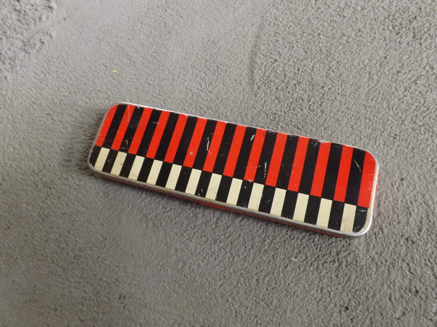 Soviet Vintage Metal Tin Pencil Case Box Russian School Accessory ...