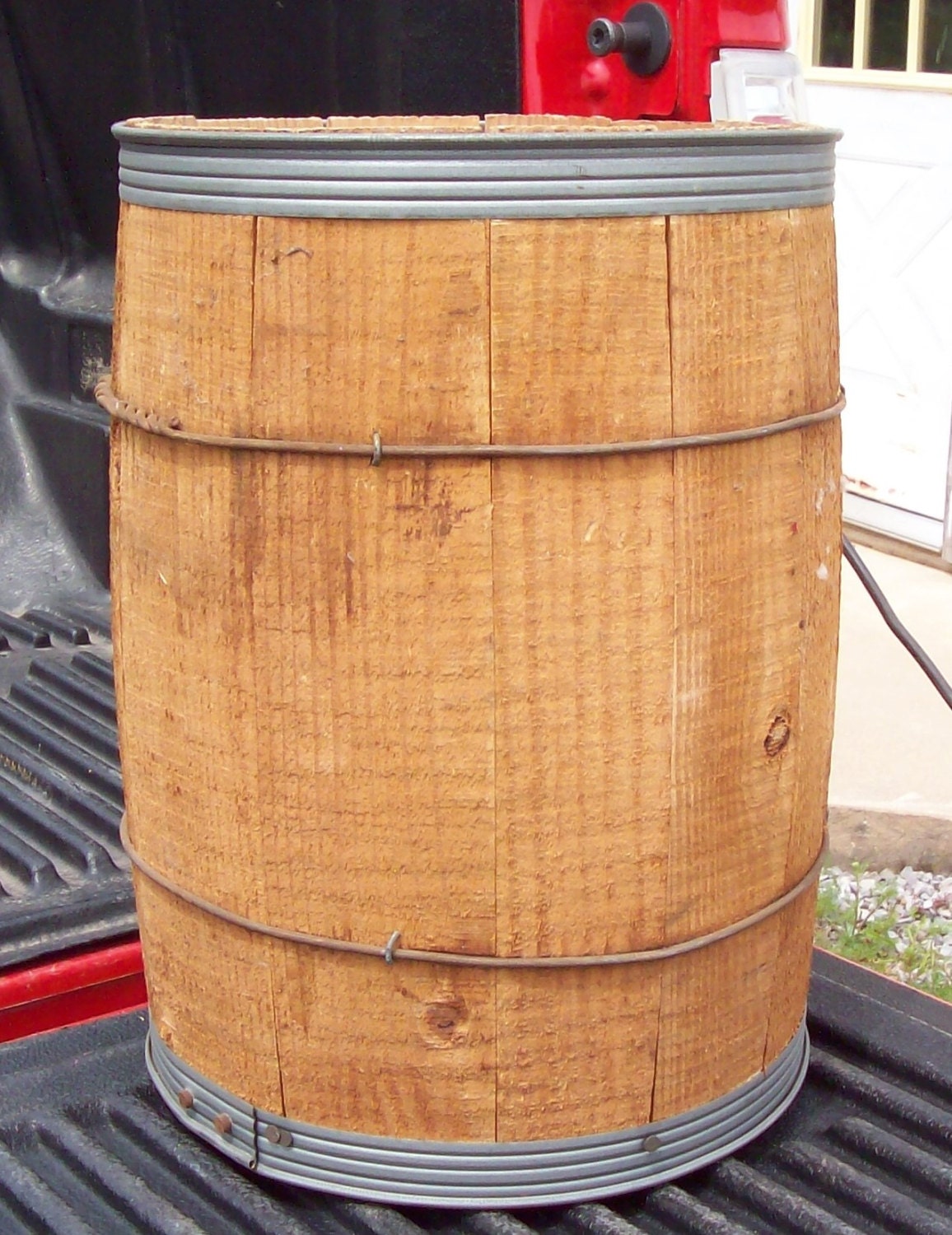 Vintage Wooden Nail Keg Barrels NEVER USED from nail factory Farmhouse ...