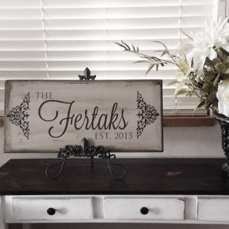 Painted name signs... the go-to gift for all by Thesignshoppe1