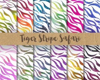 Unique safari digital paper related items | Etsy