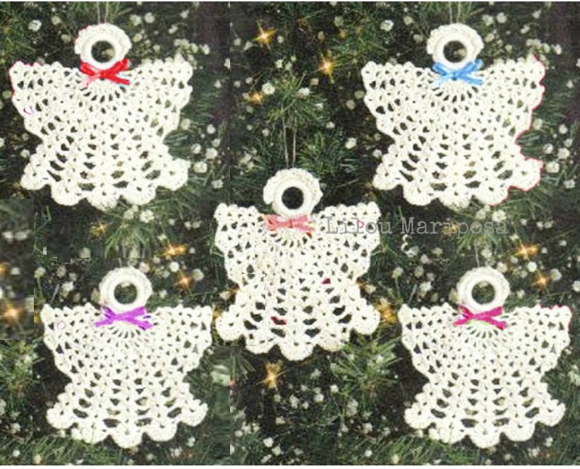 Crochet Christmas ANGEL Ornament Pattern Crochet Ornament