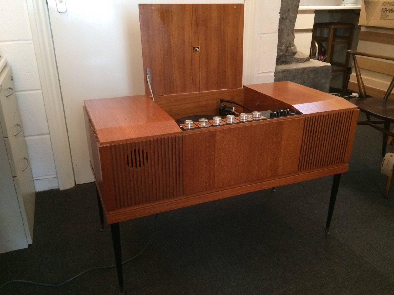 1960s Fully working HMV Stereomaster Stereogram / Radiogram.