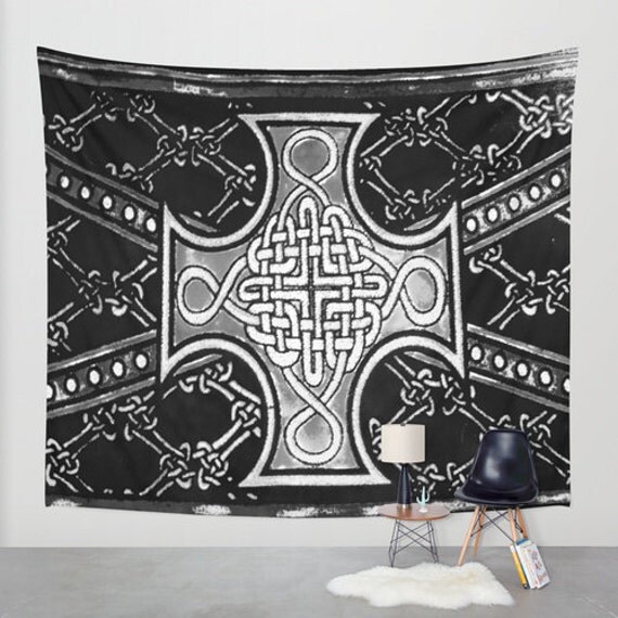 CELTIC CROSS Tapestry Indoor/Outdoor Art/Wall CELTIC CROSS Tapestry Indoor/Outdoor Art/Wall