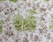 Popular items for toile fabric on Etsy