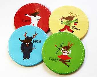 Sports Coasters Basketball Coasters Soccer by KellysMagnets