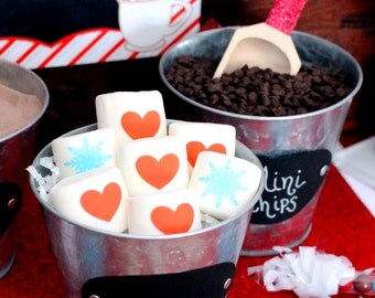 12 jumbo custom logo personalized marshmallows by CandyWithATwist