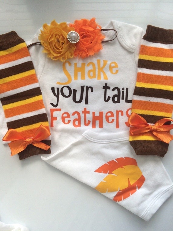 INFANT girl Thanksgiving outfit turkey shirt thanksgiving