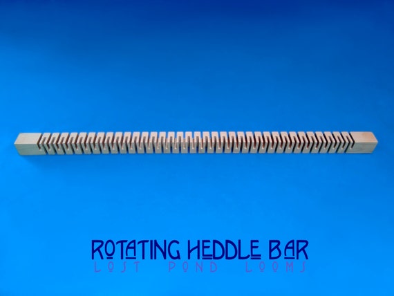 Lost Pond Looms Rotating Heddle Bar for Loom Weaving