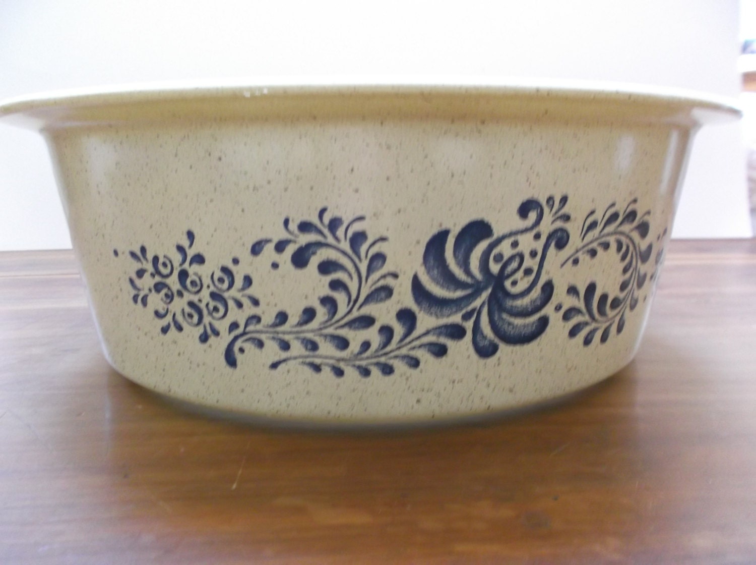 Pyrex Big Bertha 664 Homestead Pattern Casserole Dish 4 quarts – Haute ...