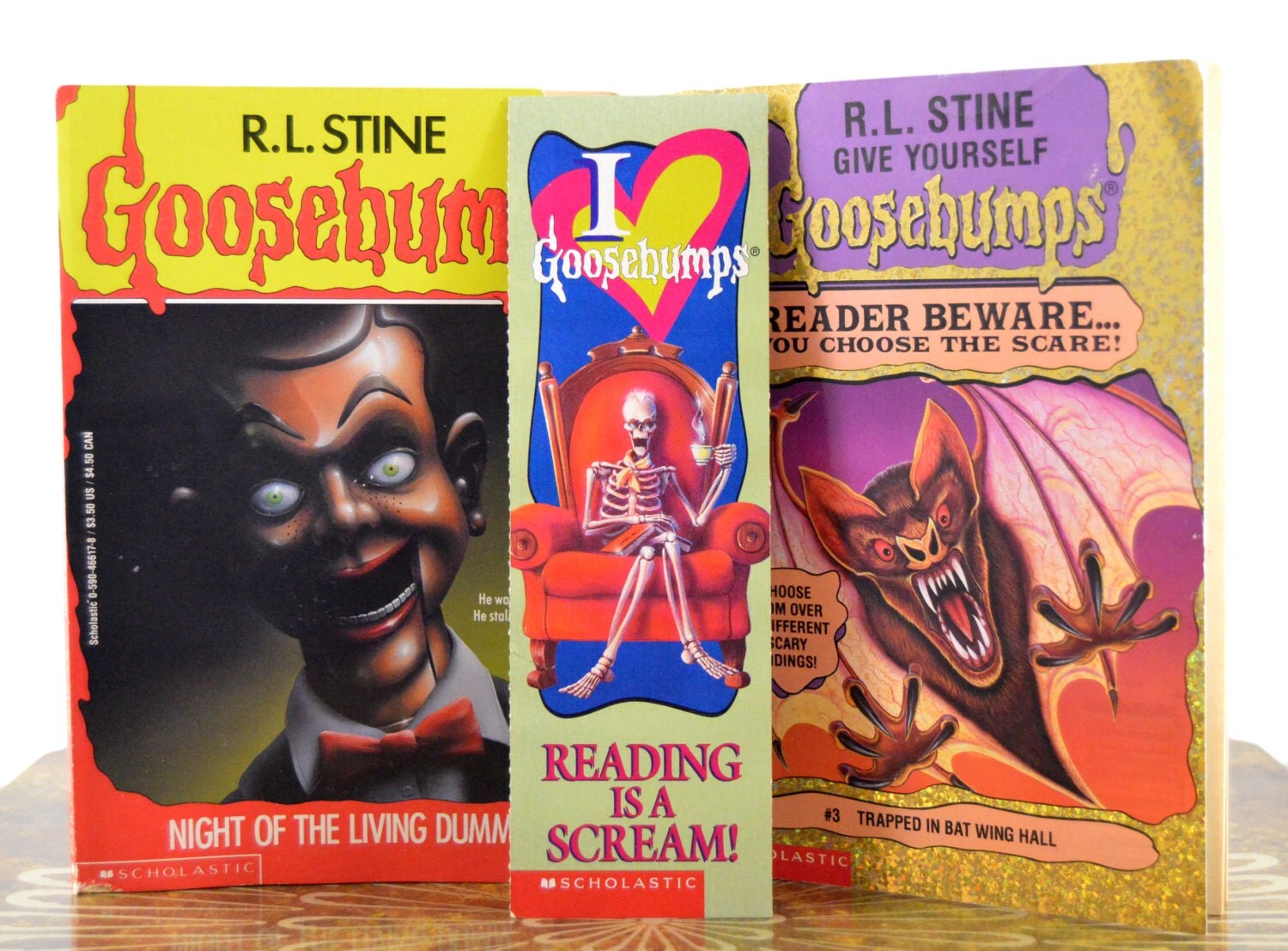 SALE Retro/Vintage 1990s 90s RL Stein Goosebumps book set