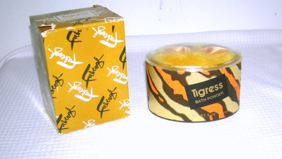 Faberge Tigress Perfumed Body Dusting Powder Sealed With Puff