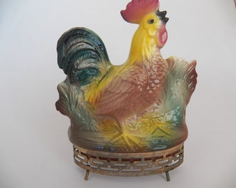 Rooster planter | Etsy