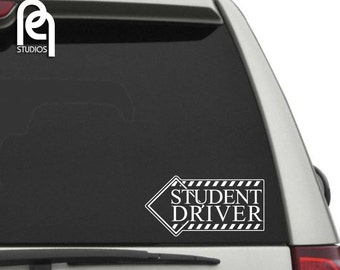 Student driver decal | Etsy