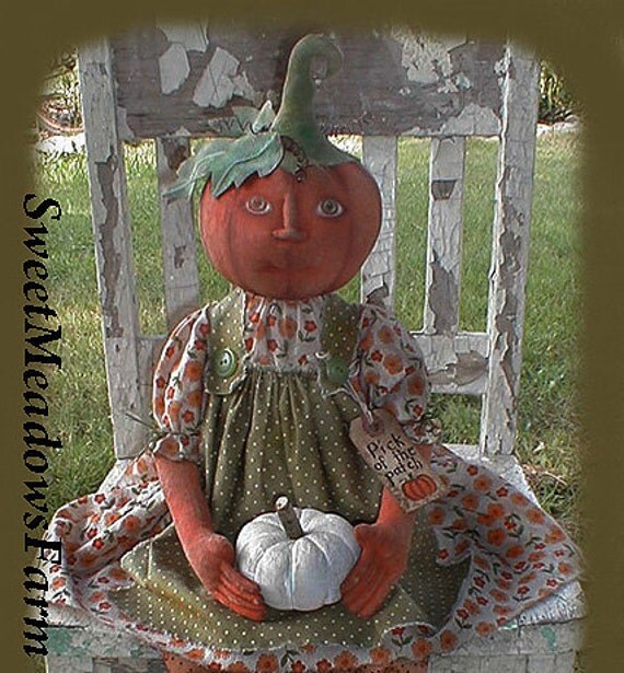 EPATTERN Pick Of The Patch Pumpkin Doll PDF epattern-pick-of-the-patch-pumpkin-doll-pdf