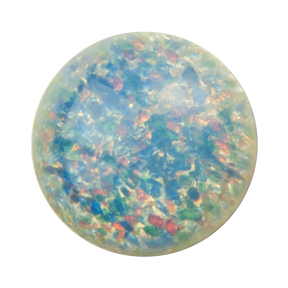 Light Blue Opal Round Cabochon 18mm 1 cab3008C