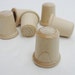 Wooden thimble set of 6 Unfinished DIY by CraftSupplyHouse on Etsy