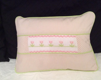 Smocked pillow | Etsy