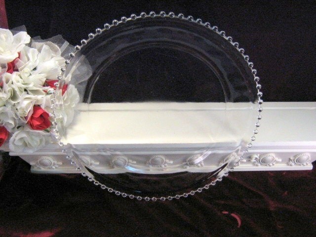 Vintage Imperial Glass Crystal Candlewick Large Serving, Cake, Sandwich ...