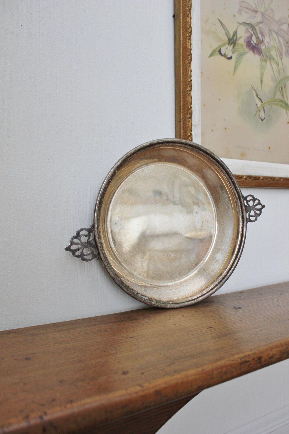 Round Silver Plate Tray – Haute Juice