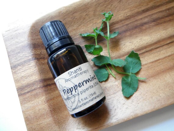 Peppermint Essential Oil Pure Essential Oil by ShantiAromatherapy