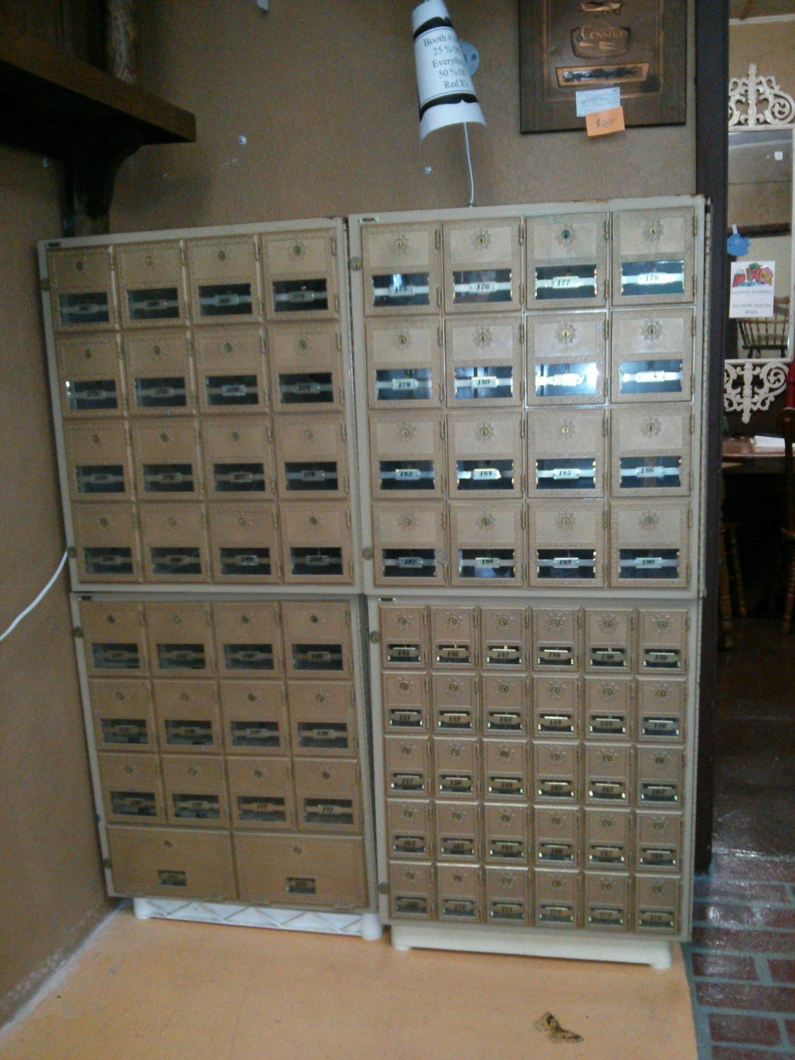 Salsbury 1960s Post Office Boxes W/ Glass Front Doors – Haute Juice