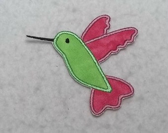 Hummingbird applique | Etsy