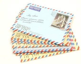 Best wishes envelope | Etsy