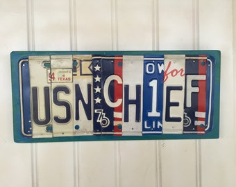 Military name plate | Etsy