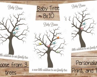Fingerprint tree | Etsy