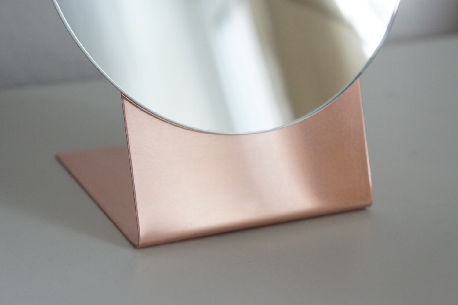 Copper Table Mirror