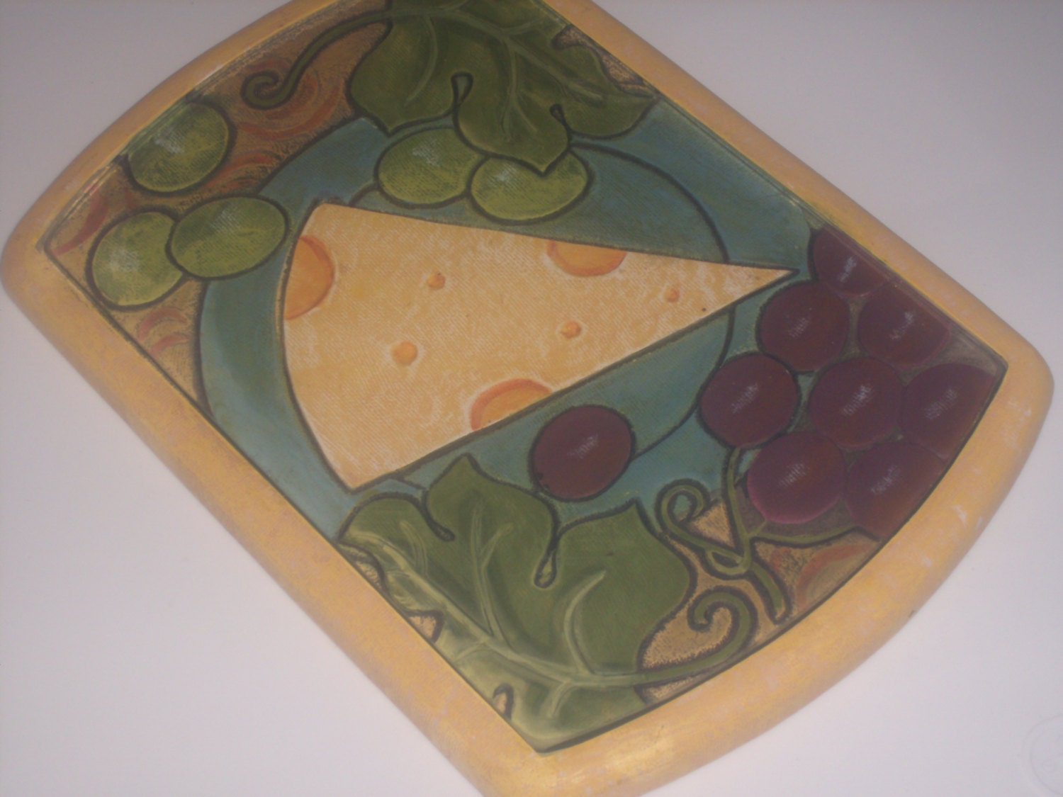 Vintage SWISS CHEESE Resin and Glass SERVER – Haute Juice