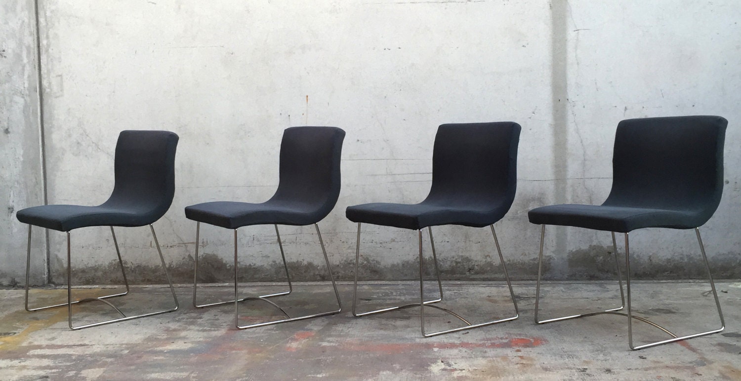 Set of 4 Ligne Roset Sala Chairs Designed by Pascal Mourgue – Haute Juice