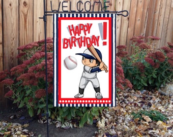 Baseball garden flag | Etsy