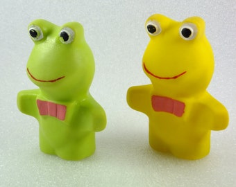 Rubber frog toy | Etsy