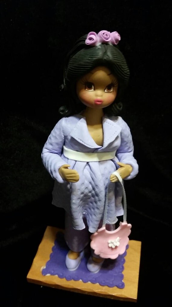 Items similar to Cake topper, lavender cake topper for baby shower ...