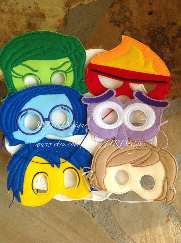 Feelings Mask Joy Mask Sadness Mask Fear Mask Anger Mask