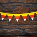 Candy Corn Bunting Candy Corn Banner Fall by StorybookFelts
